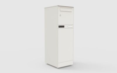 Boite à colis électronique et autonome Kombibox 950 blanc | Castorama