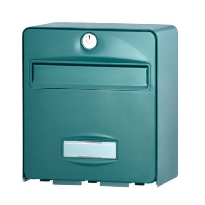 Boîte aux lettres demi-profondeur 1 porte Balthazar Verte Burg-Wachter