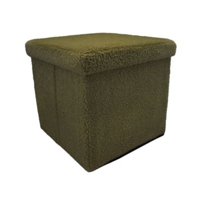 Boîte de rangement carrée avec couvercle vert Box & Beyond