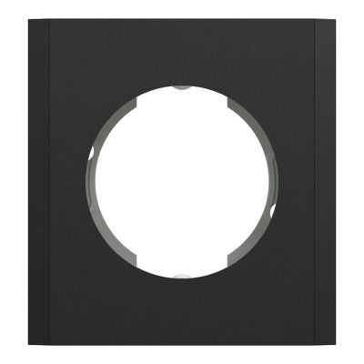 Boîte pour montage en saillie, 1 poste associable, noir onyx, Odace