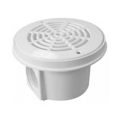 Bonde de fond Liner Hayward 3253 pour piscine liner et béton Gris clair