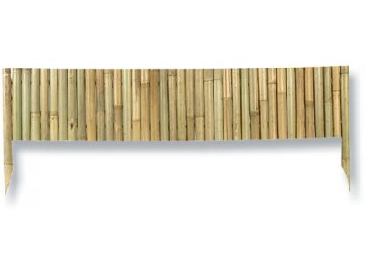Bordure " Bamboo Border " Lot de 6 0.35 x 1.00 m Beige