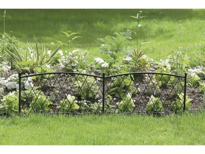 Bordure " Classic Métal " Lot de 5 0.40 x 1.00 m Rouille antique