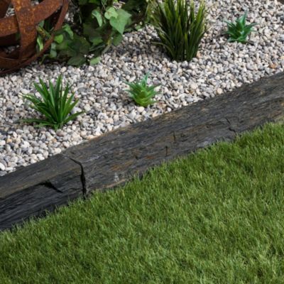 Bordure de jardin Schiste 100x3-7x3-7 cm (lot de 15 bordures soit 15 ...