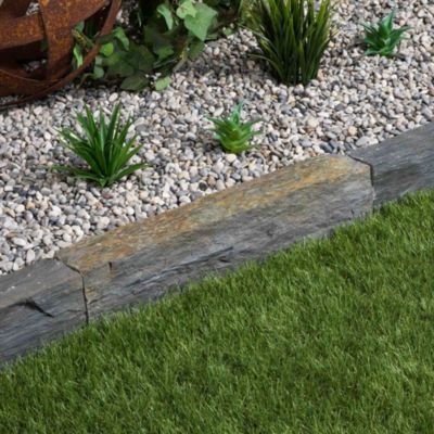 Bordure de jardin Schiste 50x3-7x3-7 cm (à l'unité) - RO'MA NATURE