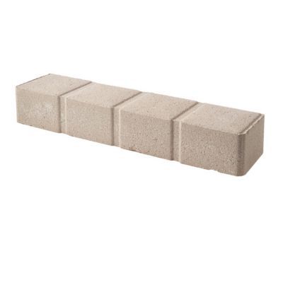 Bordure pavé droite ton pierre 50 x 11,5 cm, ép.8 cm | Castorama
