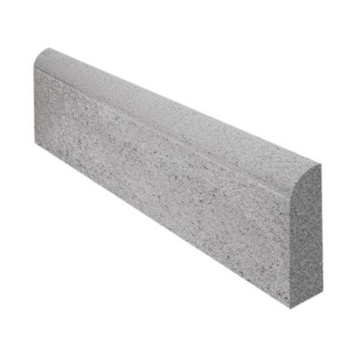 Bordure voirie P1 béton gris 100 x 20 cm, ép.8 cm