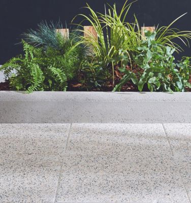 Bordure voirie P2 béton gris 100 x 28 cm, ép.6 cm