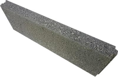 Bordurette droite gris ciment 50 x 20 cm, ép.50 mm | Castorama