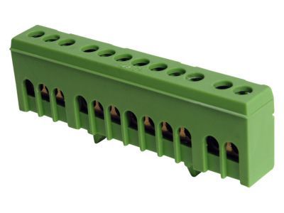 Bornier modulaire terre 12 points Zenitech