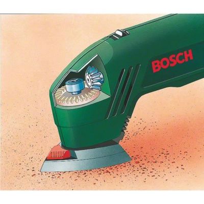 Bosch PDA 180 A - Ponceuse delta SDS, 18 400 osc/min, amplitude 1,5 mm