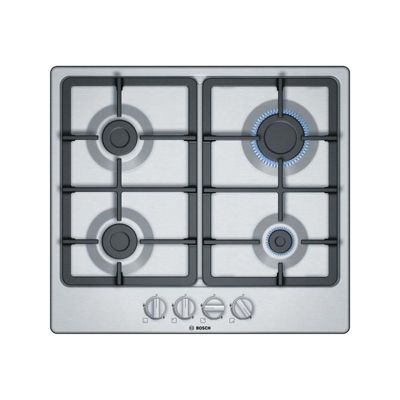BOSCH - Table de cuisson 4 feux gaz PGP6B5B90