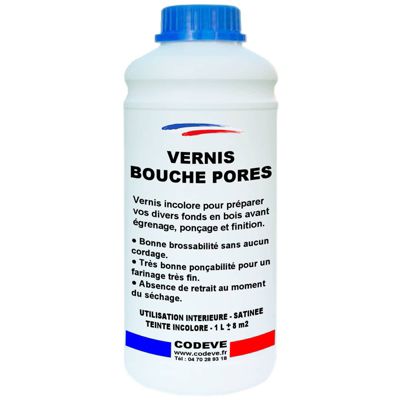 Bouche Pores Bois - 1 L - Codeve Bois - Pour Bloquer La Porosité D'un ...