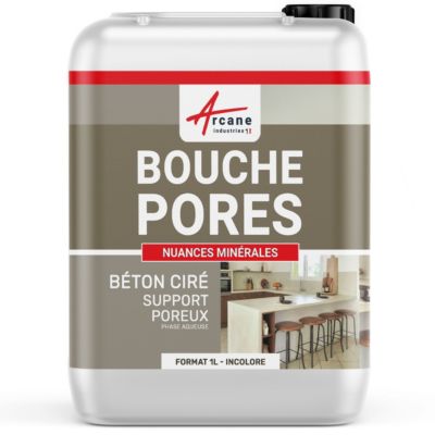 BOUCHE PORES POUR BETON CIRE - 1 L - ARCANE INDUSTRIES