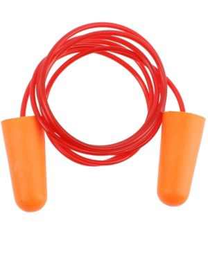 Bouchons d'oreilles PU Orange SNR 38dB avec cordon - Boite de 200 ...