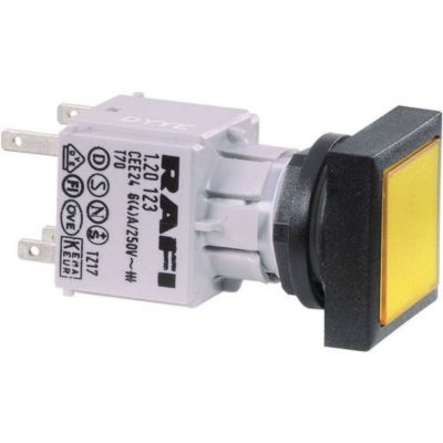 Bouton-poussoir empilable transparent RAFIX 16 130070201/1002 16,2 mm
