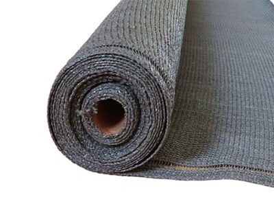 Brise-vue 100% - Gris anthracite - 270gr/m² - Boutonnières Gris foncé 1.8m x 50m | Castorama