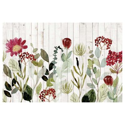 Brise vue imprimé fleurs design AQUARELLA FLORA, H.2 x L.3 m, 100% ...