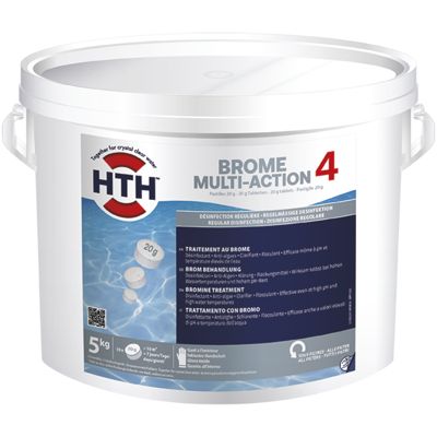 Brome multifonction hth BROME 4 Actions en pastilles 20 g - 5 kg ...