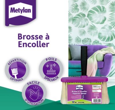 Brosse à encoller pour papier peint Metylan L.17 x l.230 x H.8 cm