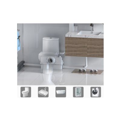 Broyeur WC BSF 800 watt avec Alarme, idéal en logement locatif ou local ...