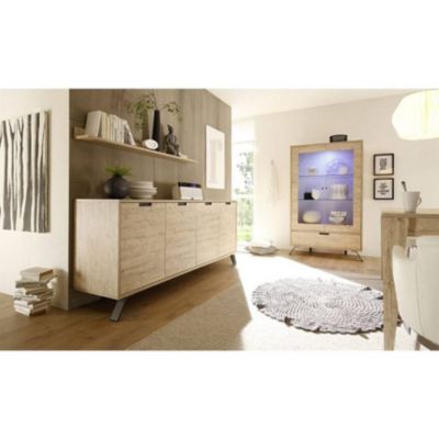 Buffet PALMA, 207 cm couleur chêne