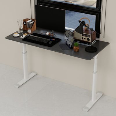 Bureau d'Étude Réglable en Hauteur, Bureau Modulable, Manivelle Double ...