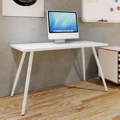 Bureau Salia H. 70 x L. 80 x P. 50 cm Blanc