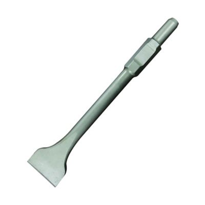 Burin plat HEX 75x400 mm UNIVERSAL Acier