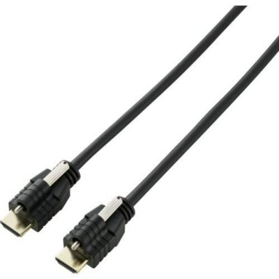 Câble HDMI-A mâle vers HDMI-A mâle 3 m - verrouillage à vis, 4K30 ...