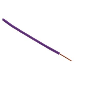 Câble électrique H07V-U 1,5mm² violet - 100m - Zenitech | Castorama