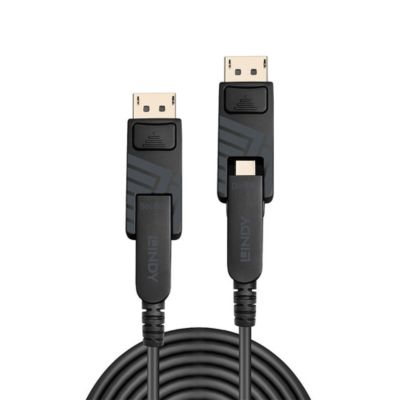 Câble Mini DisplayPort 1.4 Hybride 30 m LINDY
