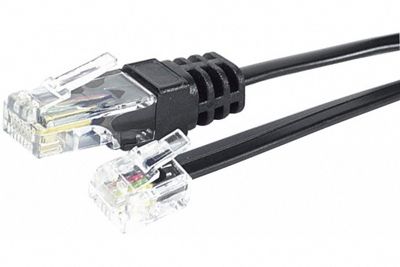 Câble RJ45 RJ11 téléphone 3m RNIS CONECTICPLUS