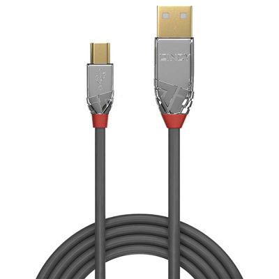 Câble USB 2.0 vers Mini USB B mâle 7.50m LINDY