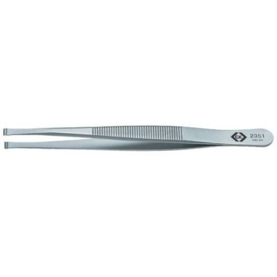 C.K T2351 Pince brucelle de montage arrondie 582 SA 115 mm