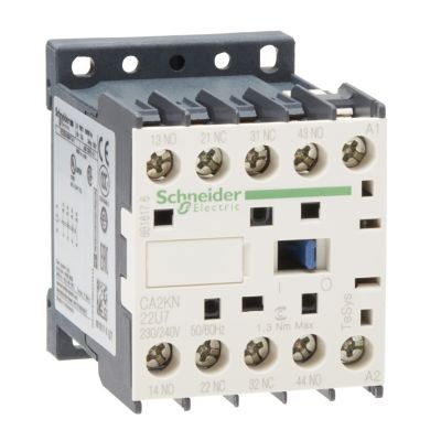 Ca2kn22u7 Schneider - Contacteur Tétrapolaire - 2no+2nf - 10a - Bobine ...