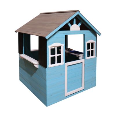 Cabane en bois avec cuisine pour enfant | Castorama