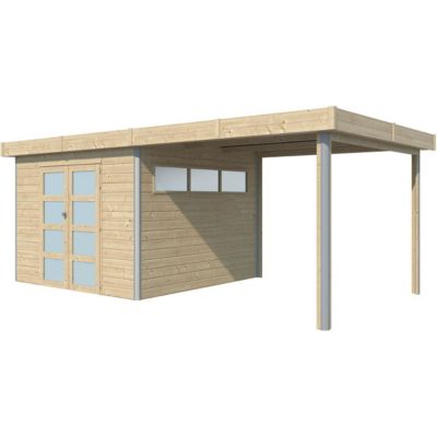 Cabane à outils Kasuko (option avec un toit) Alpholz, 61x33m dim ext ...