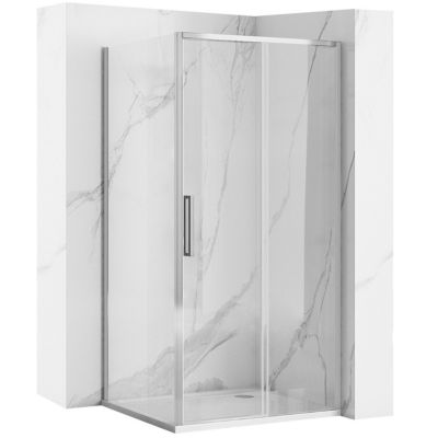 CABINE DE DOUCHE REA RAPID SLIDE CHROME 100X90 | Castorama