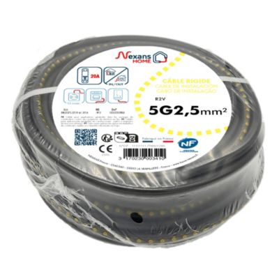 Câble U-1000 R2V 5G 2.5C 50 m Nexans