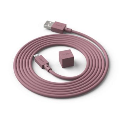Cable USB A 1,8m Rusty Red - AVOLT - Rusty Rouge