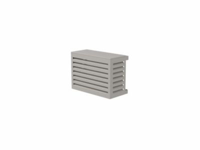 Cache Clim et PAC Structure Aluminium Couleur Beige Crème Taille S H 69 ...