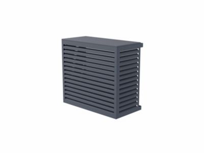 Cache Clim et PAC Structure Aluminium Couleur Gris Taille XXL H 120 L ...