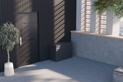 Cache Clim et PAC Structure Aluminium Couleur Noir Taille S H 69 L 94 P ...