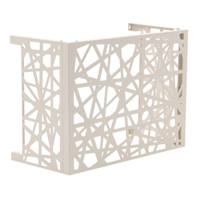 Cache climatiseur pour unité extérieure GoodHome Gupta blanc H.75 cm x l. 1 m