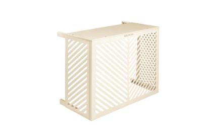 Cache-climatiseur Végétal crème 90 x 70 cm | Castorama