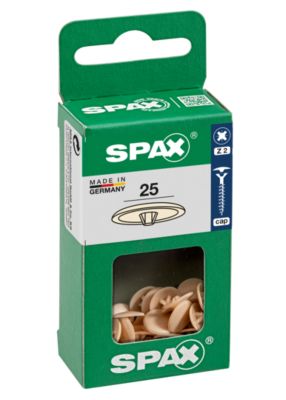 Cache-vis vis Z2 beige ø12 mm - 25 pièces