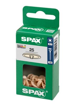 Cache-vis vis Z2 beige ø12 mm - 25 pièces