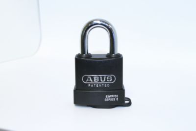 Cadenas à clé Abus 83WP/63 en acier Ø de l'anse 11,5 mm l.65 x H.112 mm