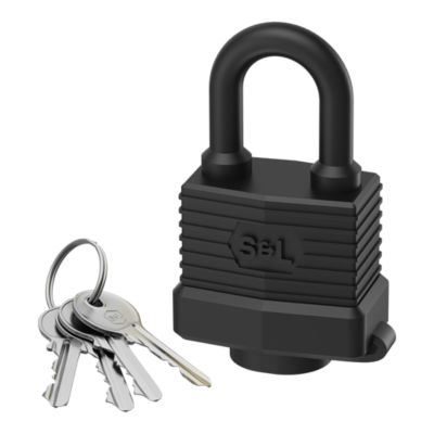 Cadenas à clé Smith & Locke acier gaine pvc 40mm | Castorama